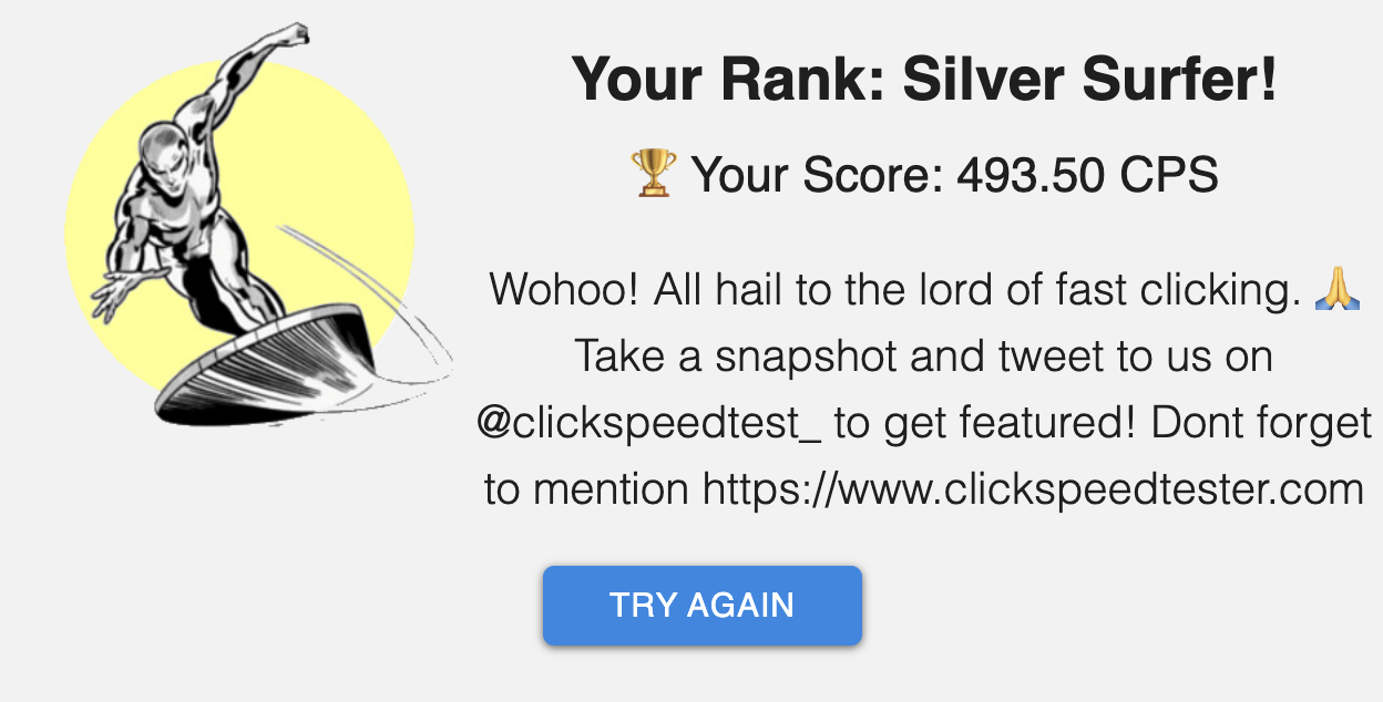 Click Test 10 seconds (Check Your Click Speed in 10 second)