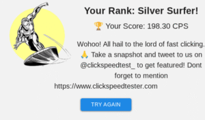 Click Test 10 seconds (Check Your Click Speed in 10 second)